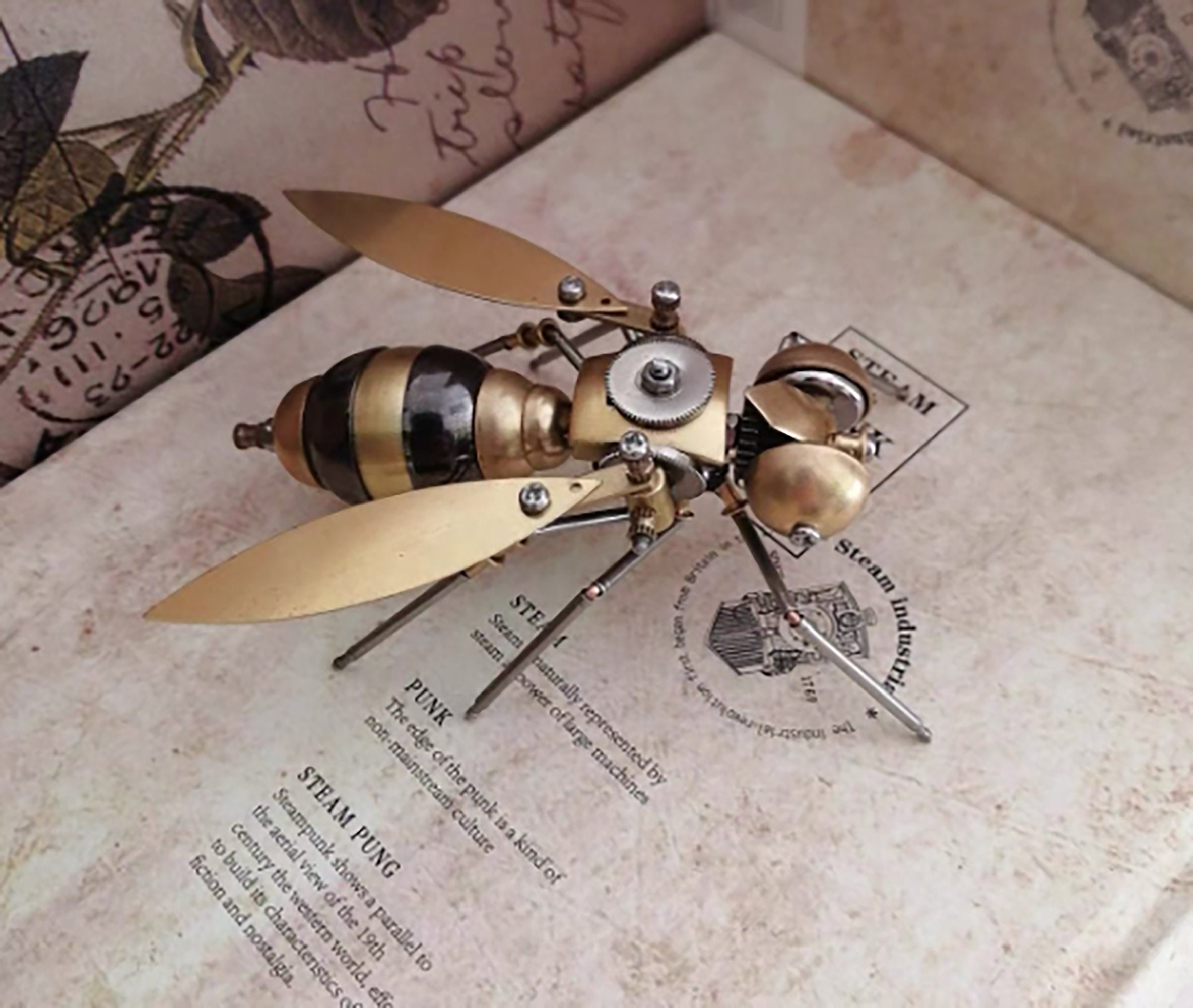 Steampunk BEE Mechanical BEE Steampunk Decor Steampunk | Etsy