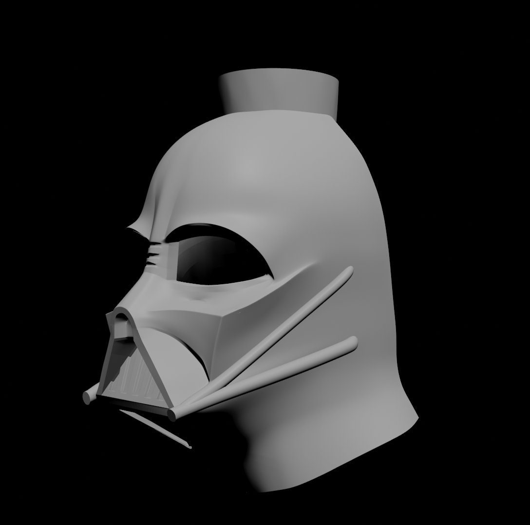 3D Esb Darth Vader Model. Made From Lineage Scan. - Etsy