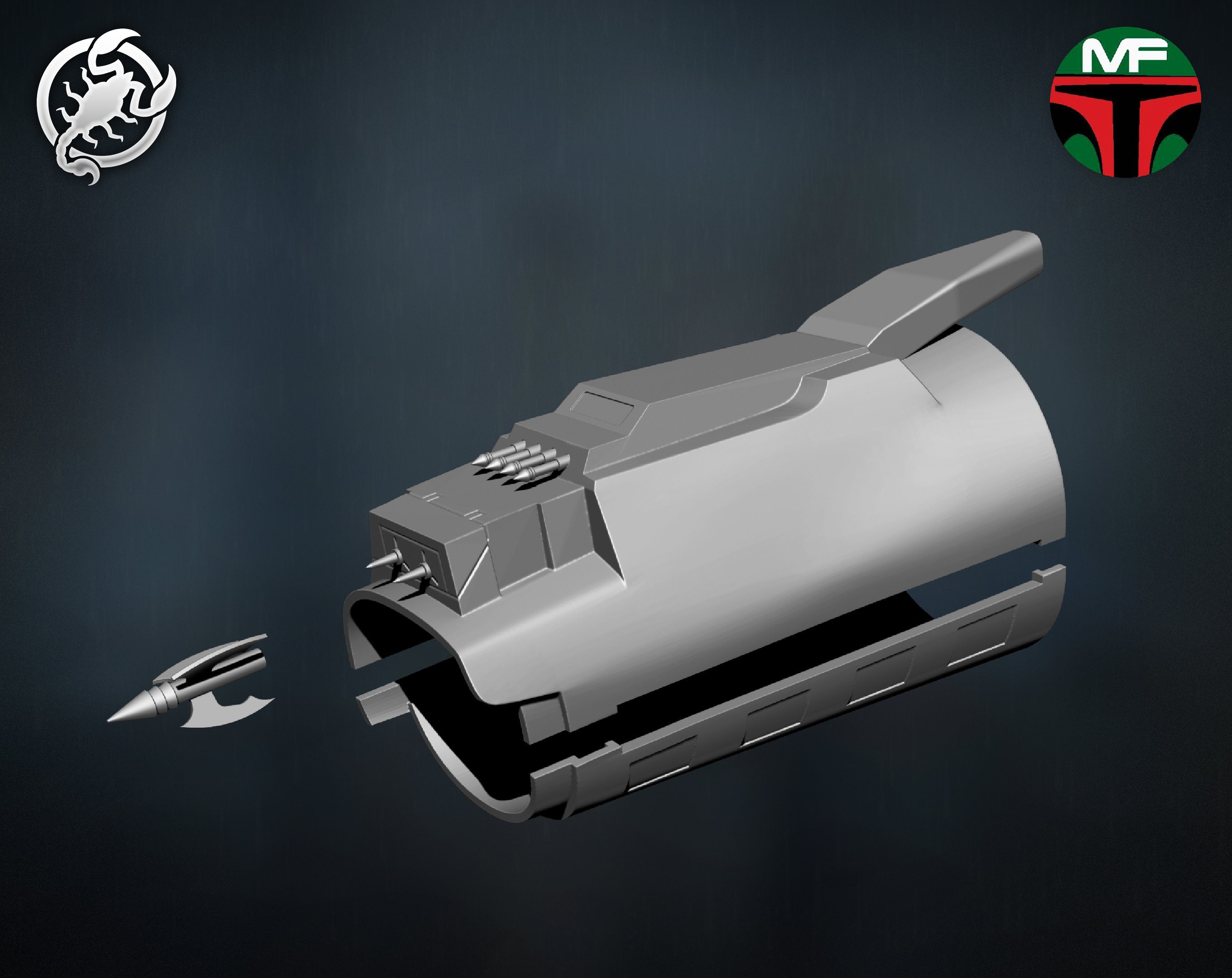 Jango Fett Gauntlets 3d Models | Etsy