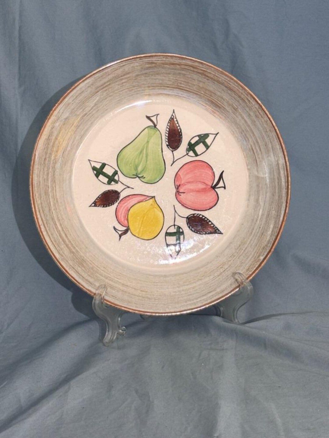 Blue Ridge Gingham Fruit - Etsy