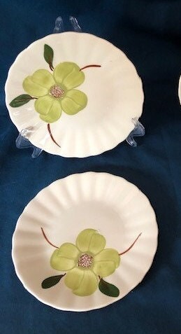 Blue Ridge Bread Plates - Etsy