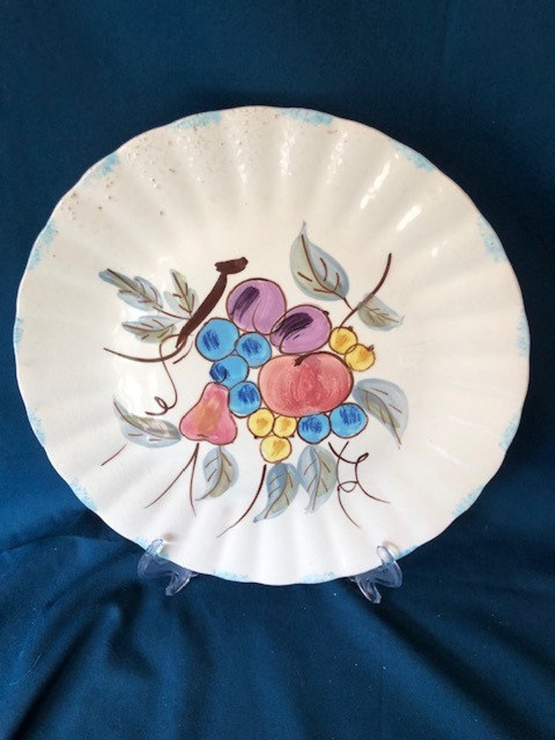 Blue Ridge Dinner Plates - Etsy