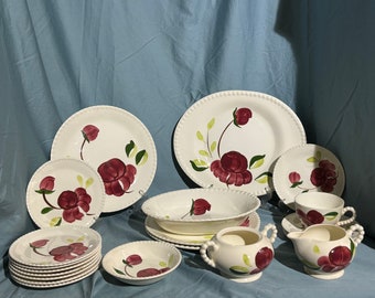 1940's Blue Ridge Southern Pottery Becky Small Desert Bowl Vintage ...