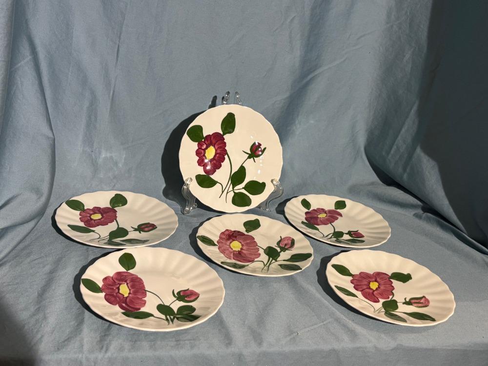 Blue Ridge Bread Plates - Etsy