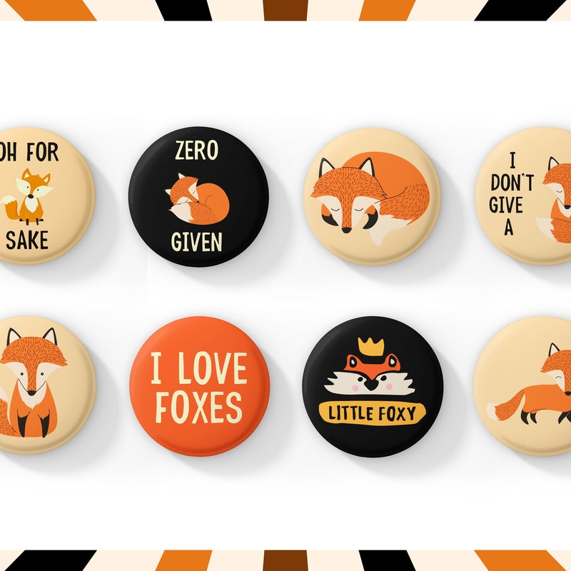 Fox Pin - Etsy