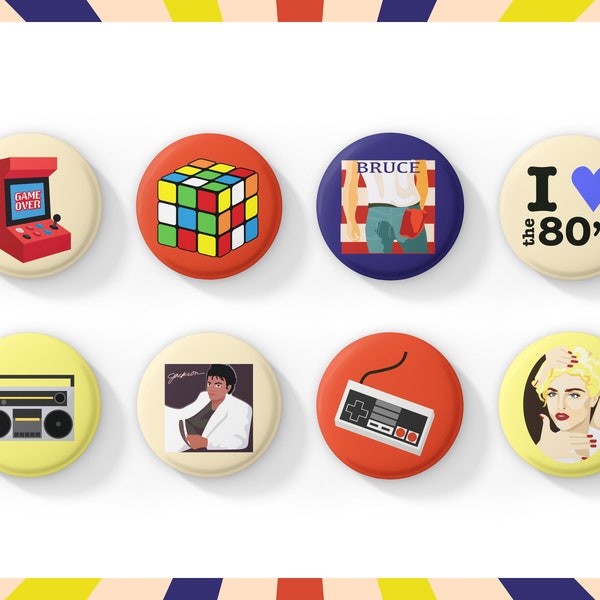 80s Pins - Etsy