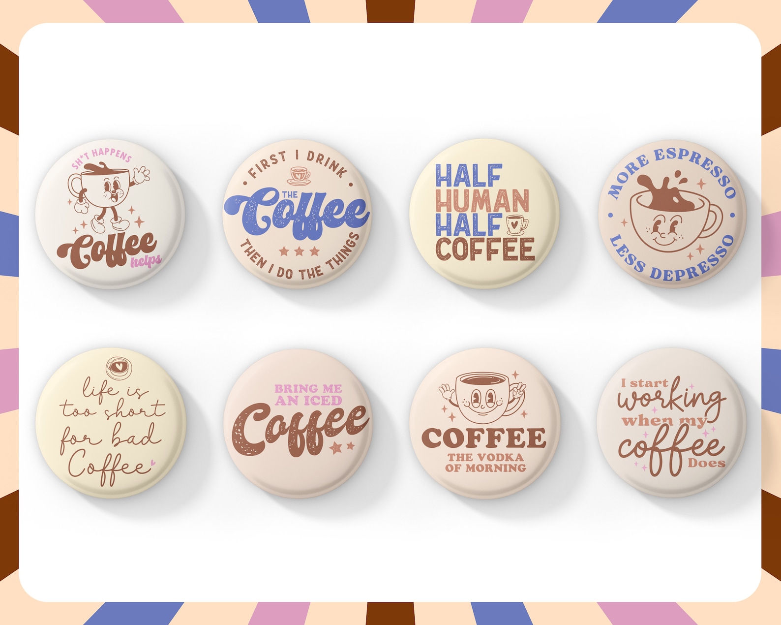Coffee Lover Pin Badges | Cafe Owners | Barista | Caffeine Addict ...