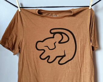 Lion King Rafiki Simba Drawing | Iron on Vinyl Decal Heat Transfer - Etsy