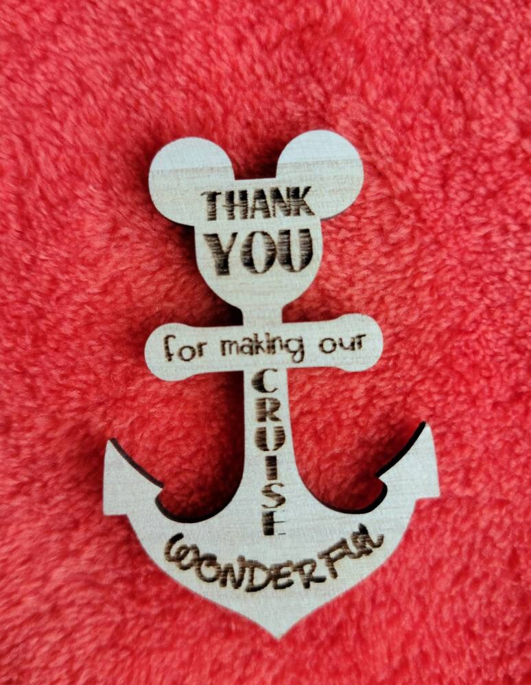Disney Cruise Line Disney Wonder Cast Member Compliment Gift Thank You ...