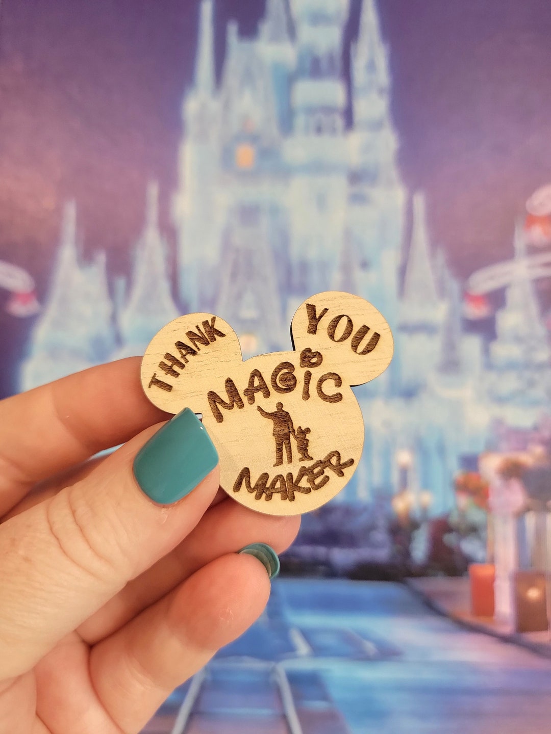 Disney Cast Member Compliment Gift Thank You Magic Maker Wooden Token ...