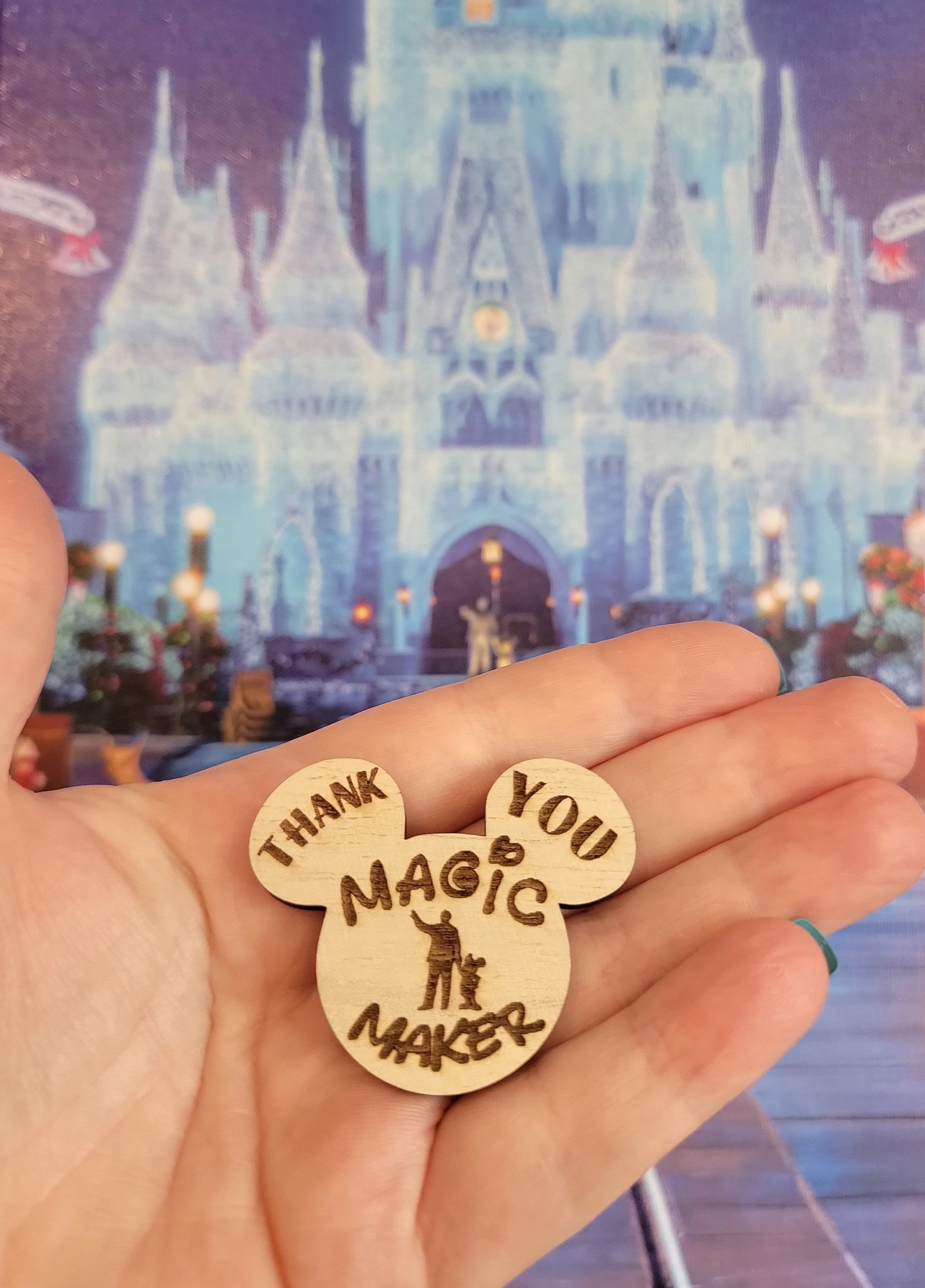 Disney Cast Member Compliment Gift Thank You Magic Maker Wooden Token ...