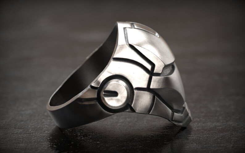 Marvel Iron Man Ring Iron Man Tony Stark Man Ring 3d | Etsy