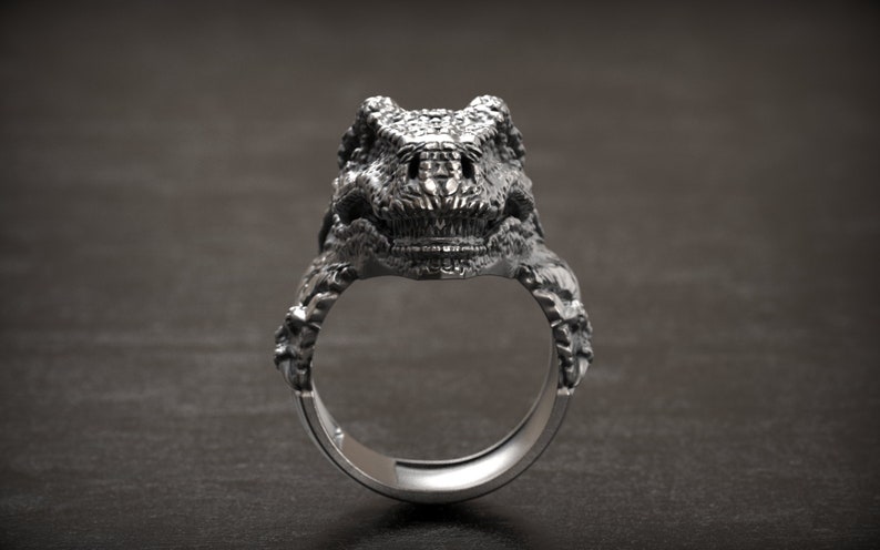 T-rex Ring, Dinosaurs Ring, Jurassic Park Ring, Biker Ring, Man Ring ...
