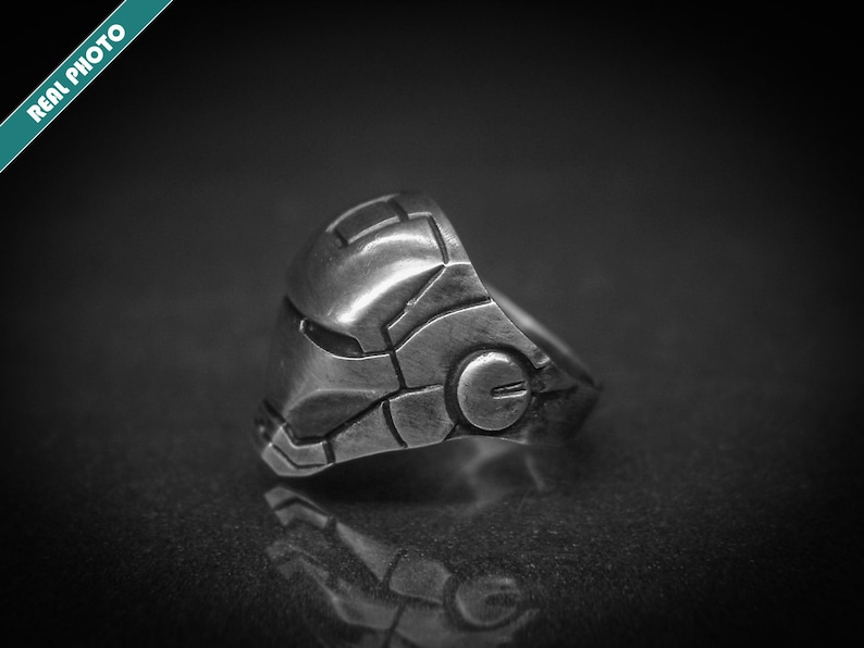 Marvel Iron Man Ring Iron Man Tony Stark Man Ring 3d - Etsy