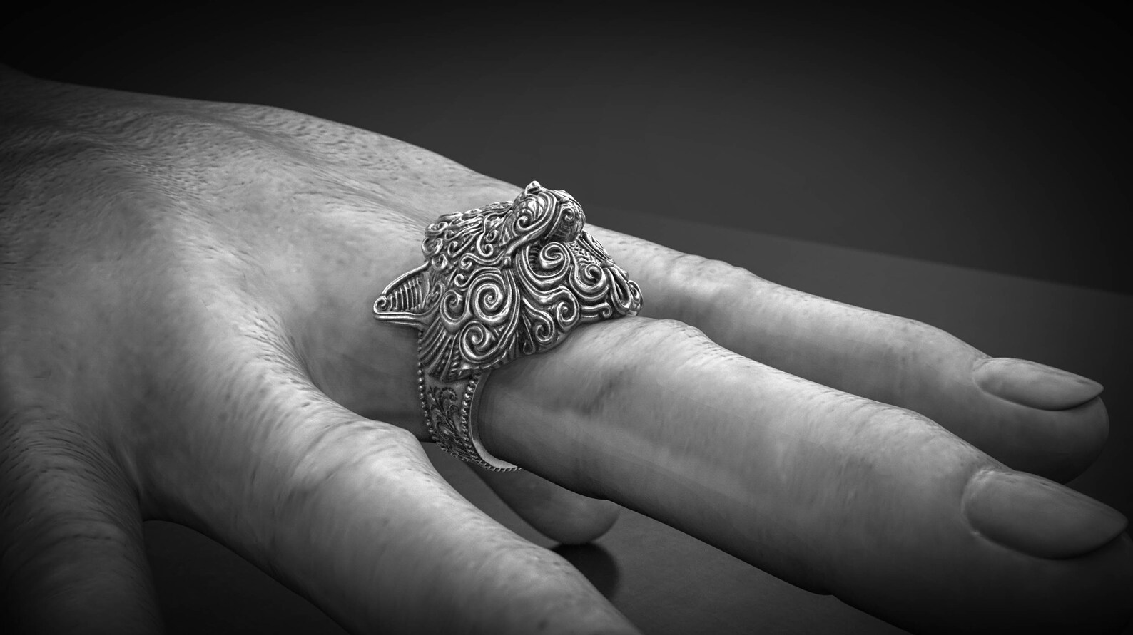 Cat Ring, Cat Lady Gift, Silver Cat Ring, 3D Print, 3d Printed Jewelry ...