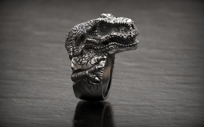 T-rex Ring, Dinosaurs Ring, Jurassic Park Ring, Biker Ring, Man Ring ...