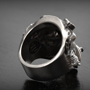 Hellboy Ring, Comic Ring, Superhero Jewelry, Biker Ring, Man Ring, Punk ...
