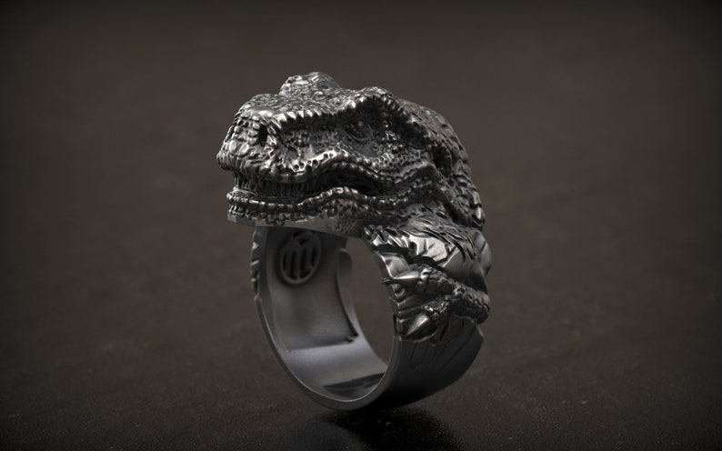 T-rex Ring Dinosaurs Ring Jurassic Park Ring Biker Ring | Etsy