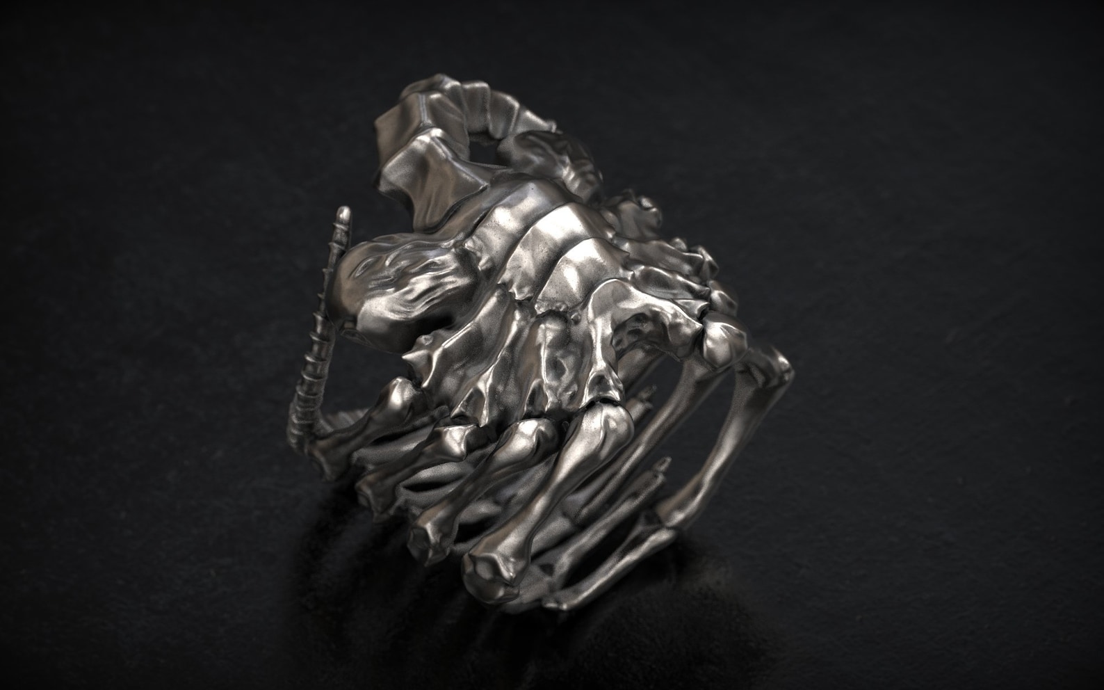 H.R. Giger Inspired Alien Facehugger Ring Facehugger - Etsy