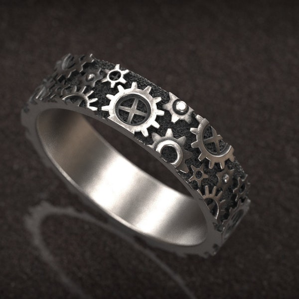Mechanical Ring - Etsy