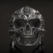 H.R. Giger Inspired , Biomechanical Skull Ring, Biker Ring, Xenomorph ...