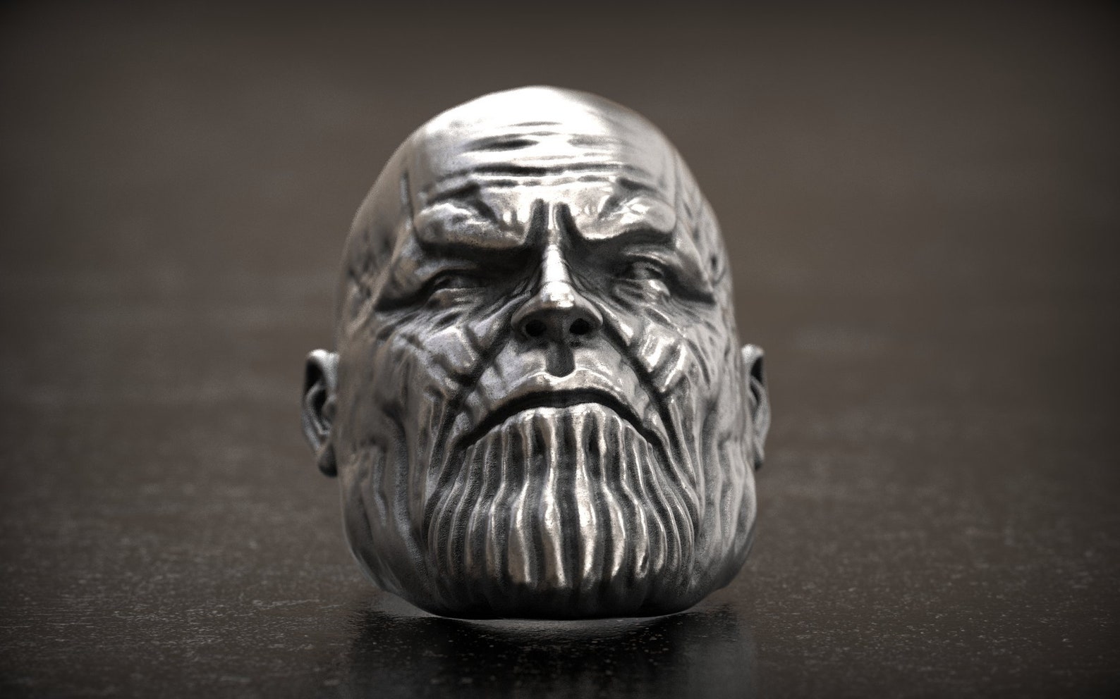 Avengers Infinity War Thanos Ring Man Ring Rustic Ring | Etsy