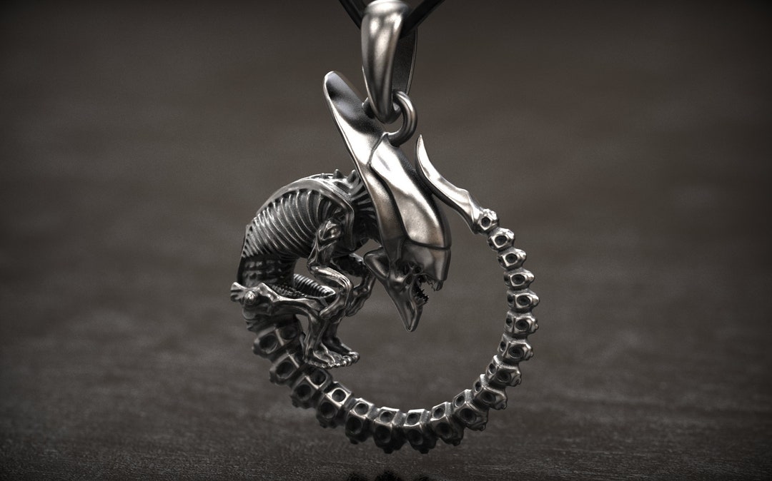 MR. Giger Inspired , Alien Newborn Pendant, Chestburster, Prometheus ...