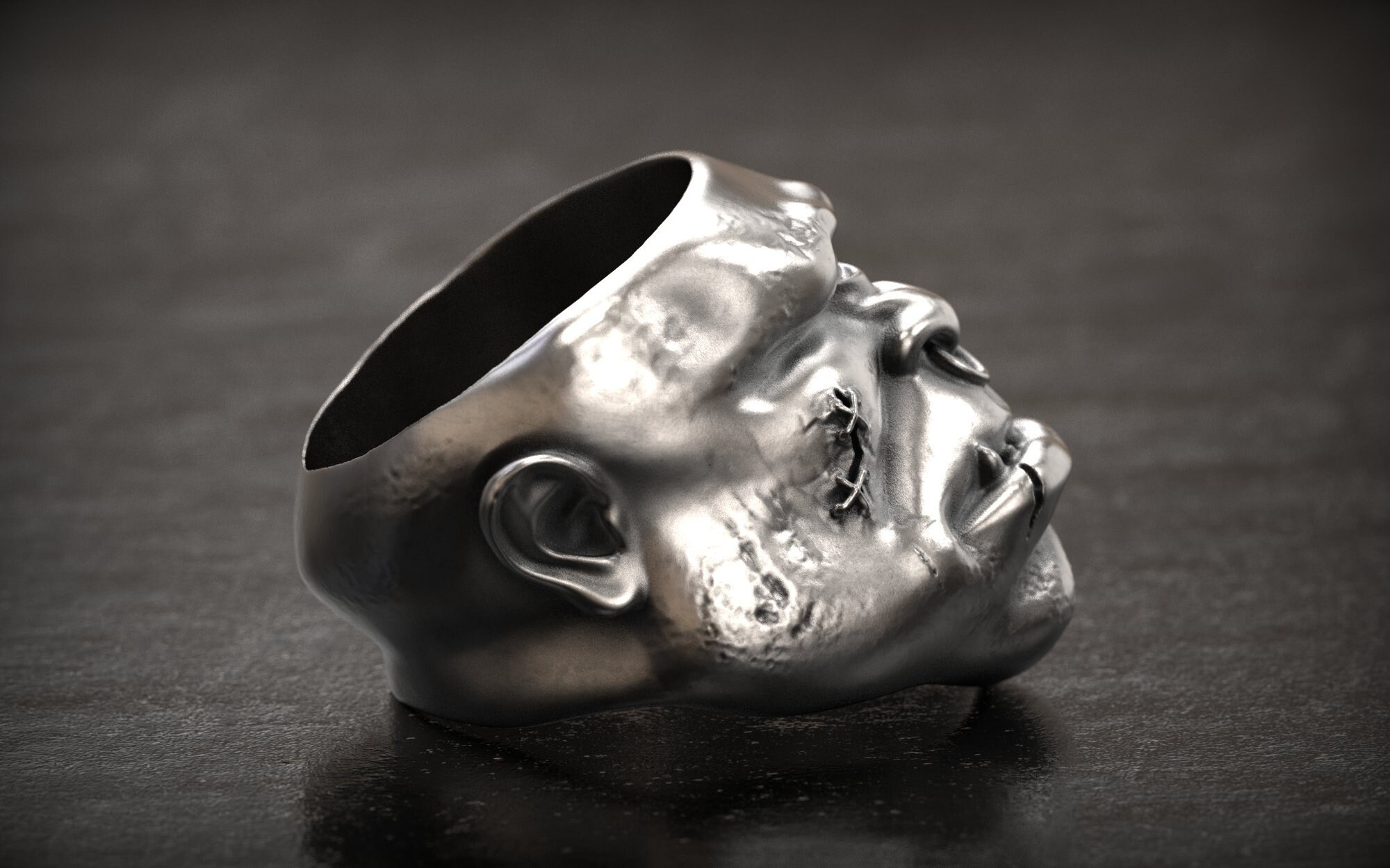 Cyclops Ring Greek Mythology Skull Ring Biker Ring | Etsy