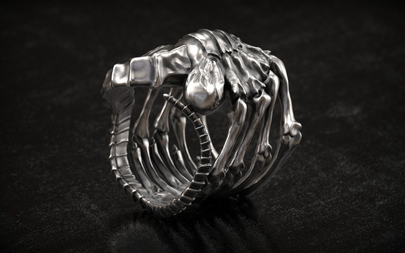 H.R. Giger Inspired Alien Facehugger Ring Facehugger - Etsy