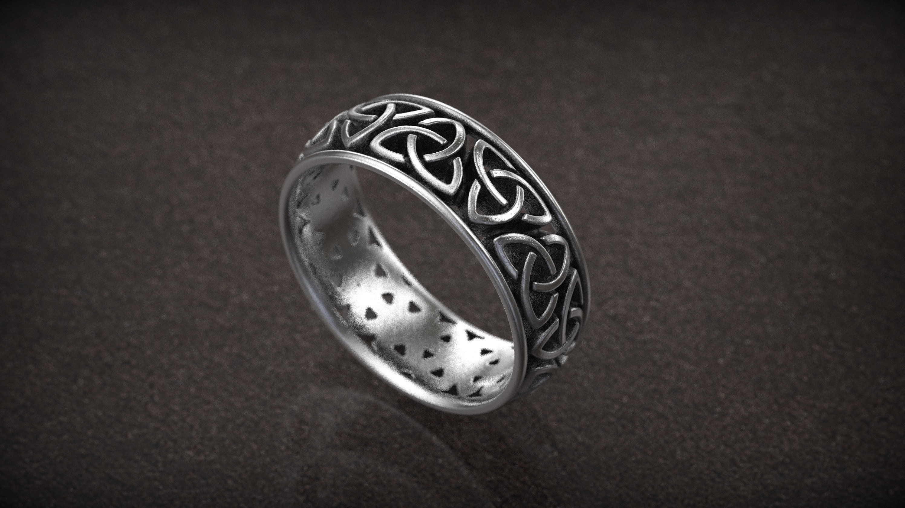 Celtic Pattern Ring Unique Wedding Ring Celtic Ring Viking - Etsy