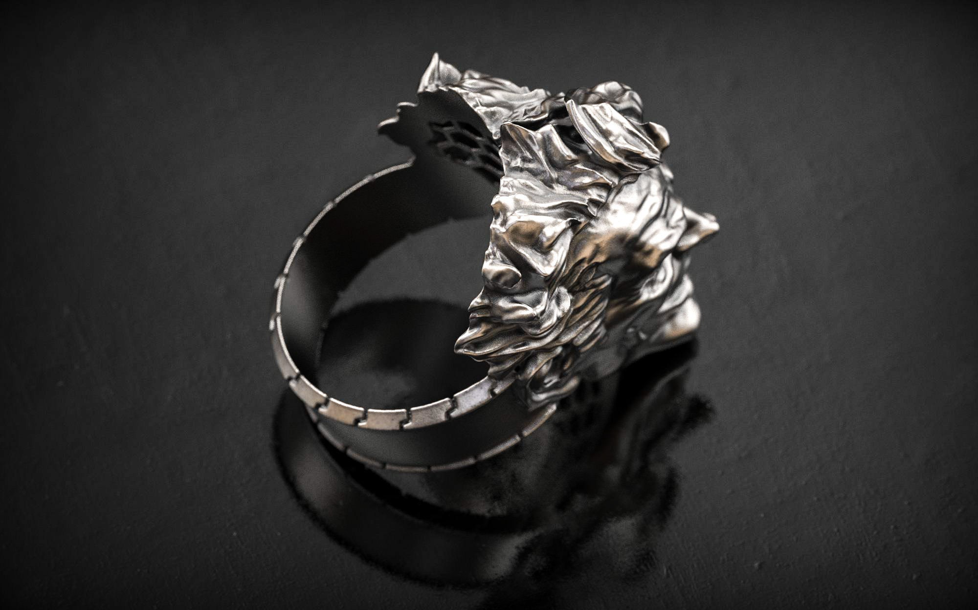 Crazy Joker Ring, Movie Ring, Joker Art, Movie Jewelry, Man Ring, 3d ...