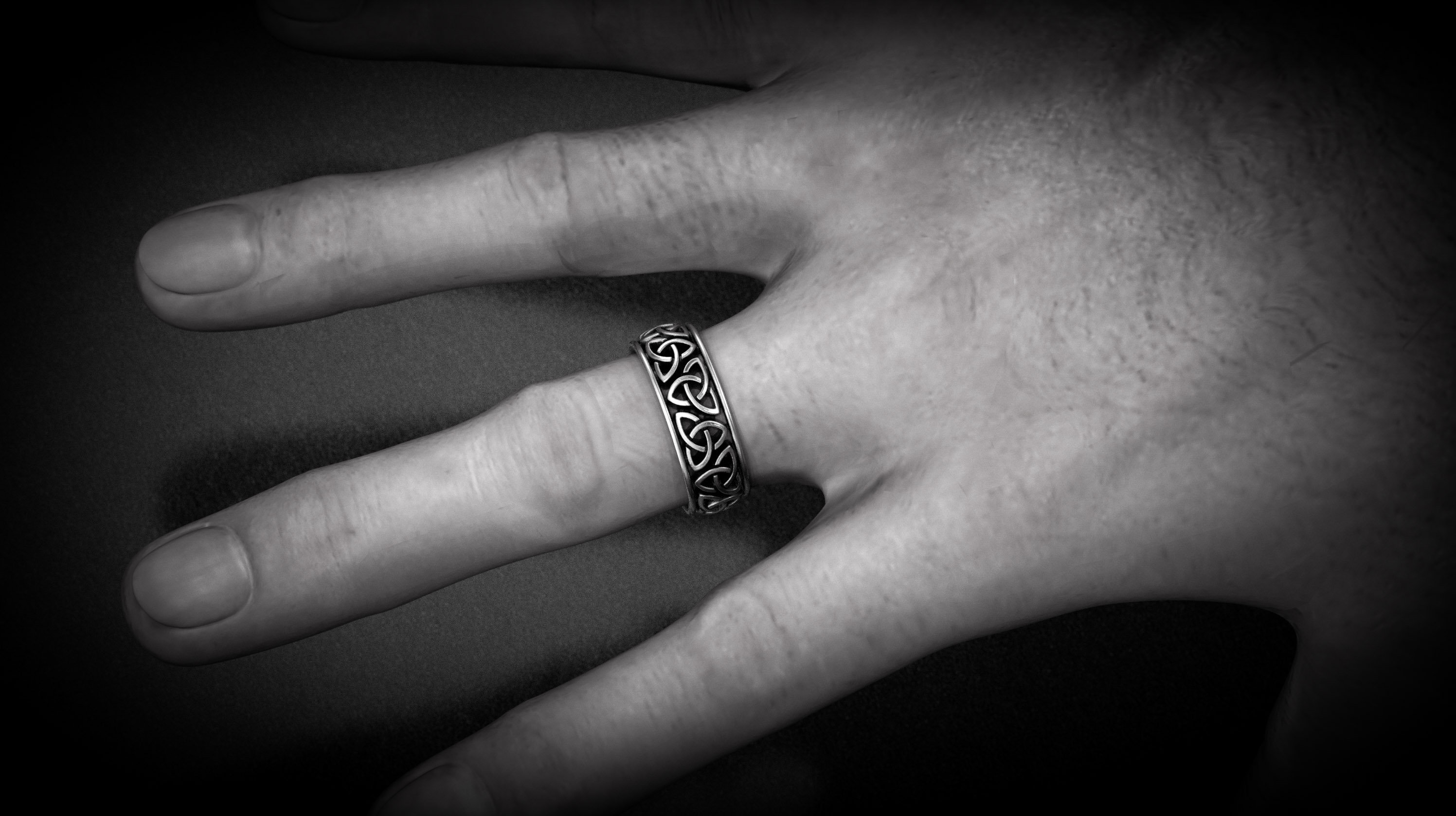 Celtic Pattern Ring Unique Wedding Ring Celtic Ring Viking | Etsy