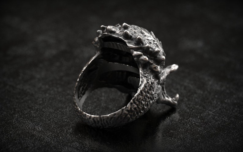 Predator Ring Alien 925 Sterling Silver 3D Print 3d - Etsy