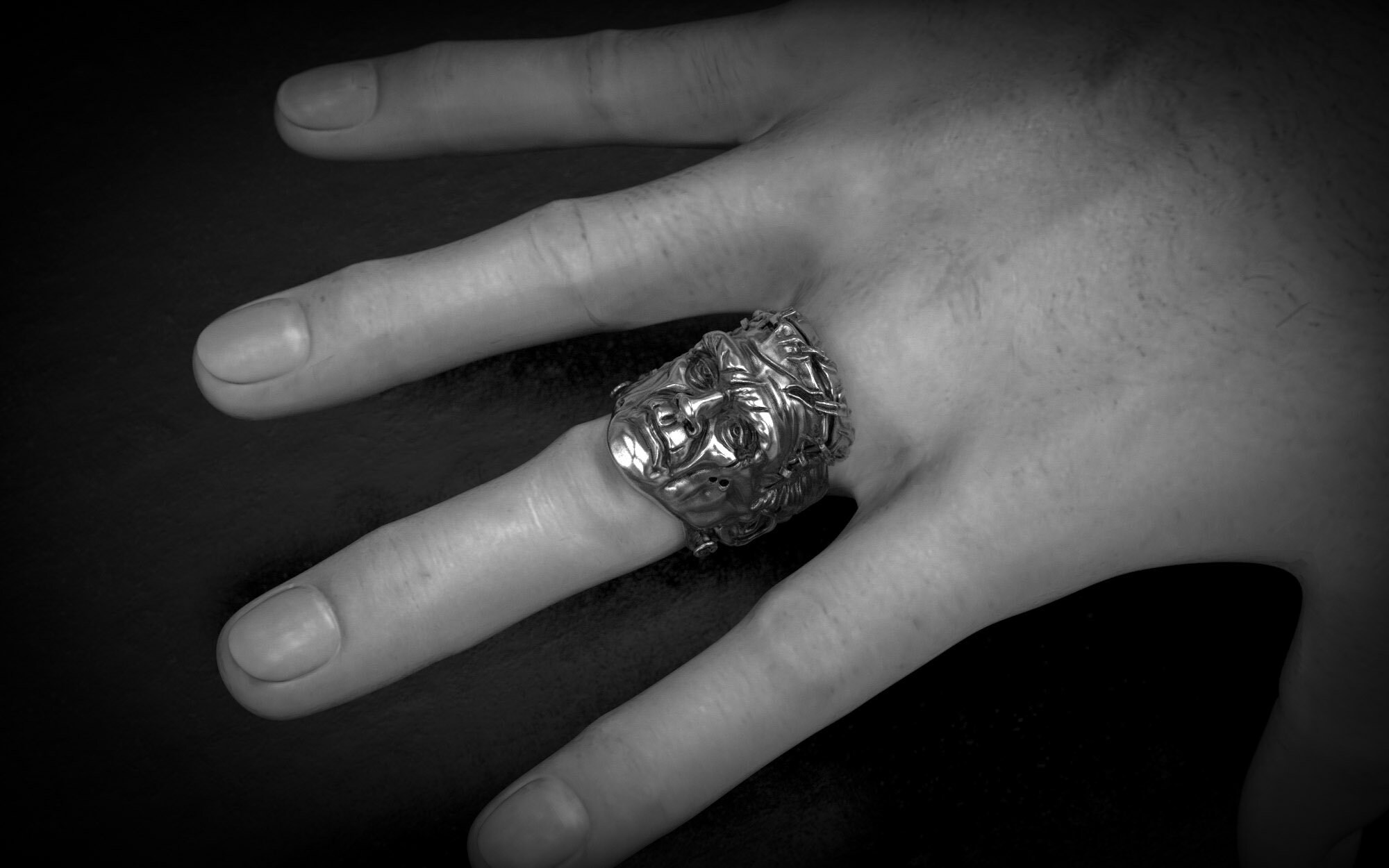 Frankenstein Horror Ring Mens Gift Frankenstein Jewelry - Etsy UK