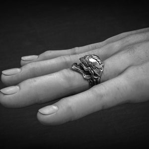 Venom Ring, Marvel, Movie Ring, Superhero Ring, Horror Jewelry, Gift ...