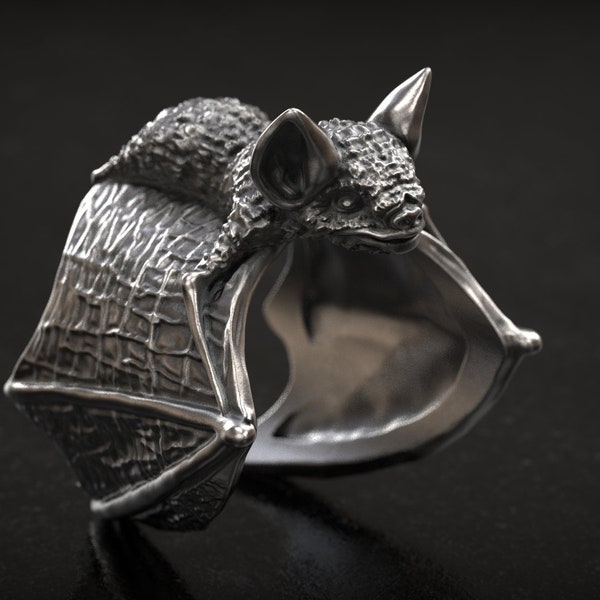 Bat Ring - Etsy