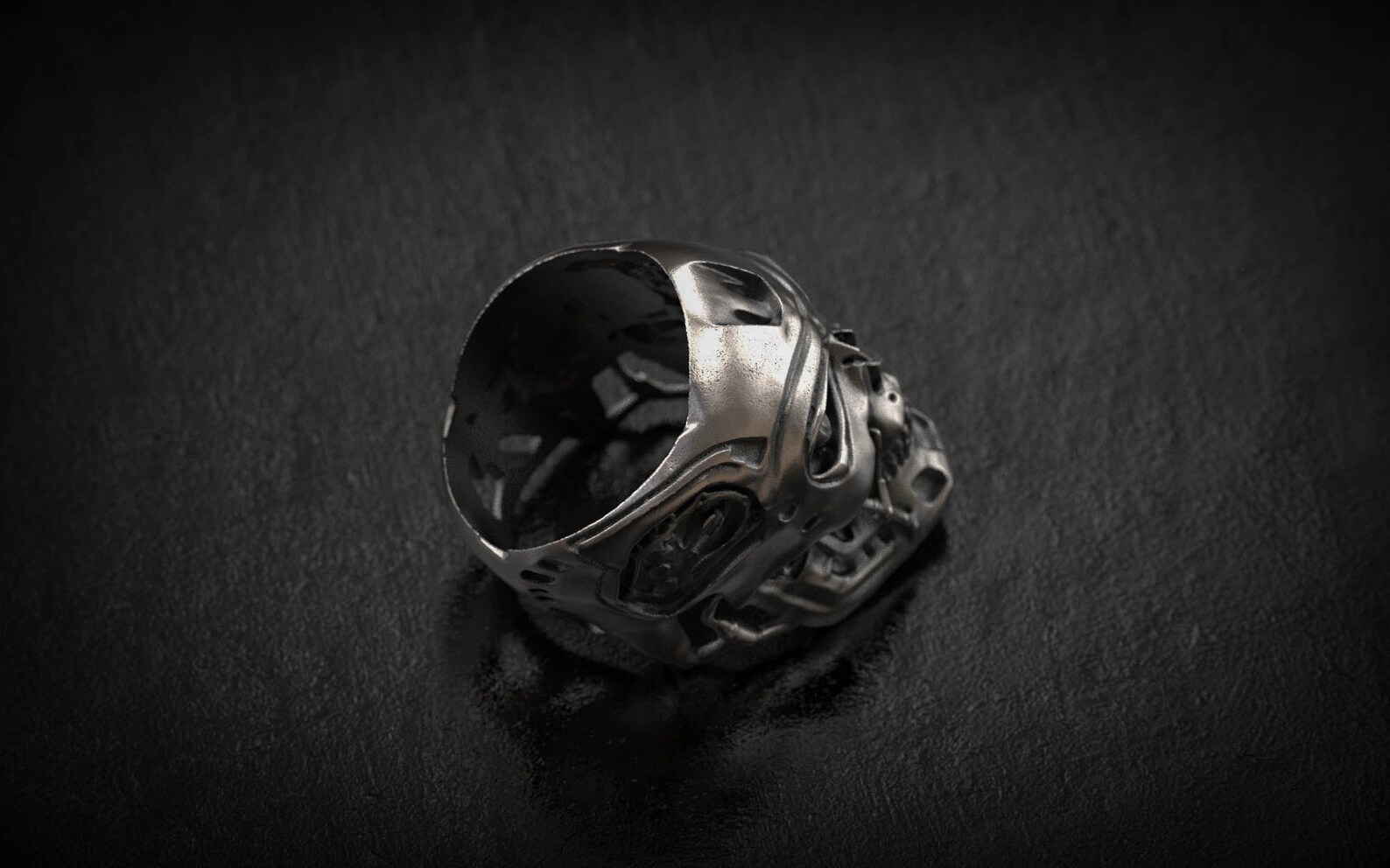 Terminator Ring , T-800 , Endoskeleton , 3D Print , Oxidized ...