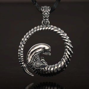 H.R. Giger Inspired, Alien Newborn Pendant, Chestburster, Prometheus ...