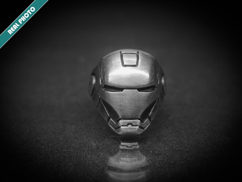 Marvel Iron Man Ring Iron Man Tony Stark Man Ring 3d | Etsy