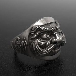Daruma Ring, Mens Gift, Japanese Tradition, Symbol of Perseverance and ...