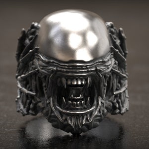 H.R. Giger Inspired , Alien Ring , Chestburster, Prometheus , Xenomorph ...