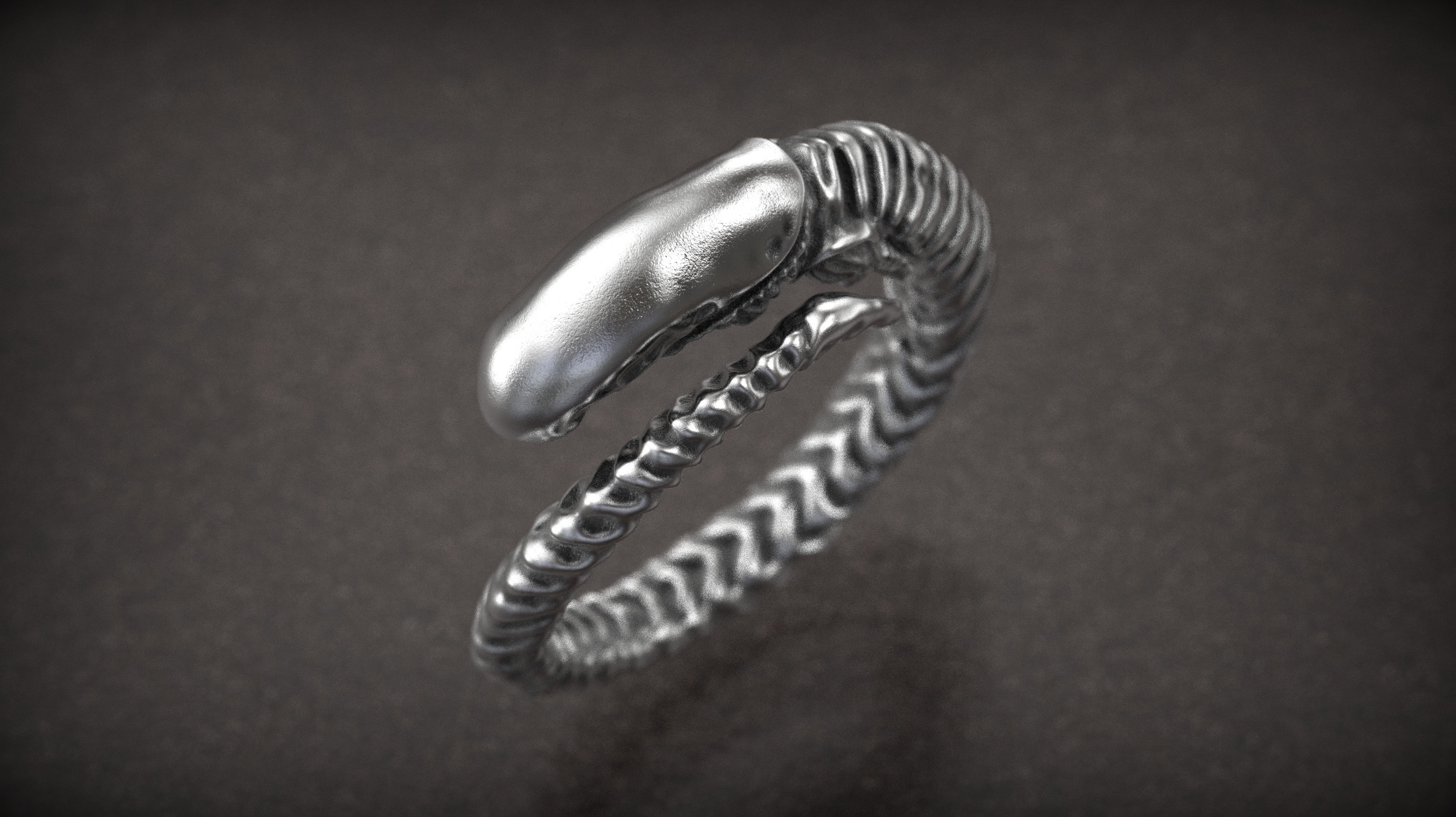 H.R. Giger Inspired Alien Newborn Ring Chestburster - Etsy UK