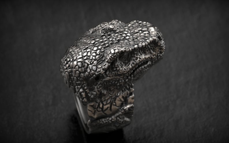 T-rex Ring, Dinosaurs Ring, Jurassic Park Ring, Biker Ring, Man Ring ...