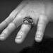 Evil Skull Ring, Old Skull Ring, Demon Skull, Biker Ring, Mans Ring ...