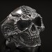 H.R. Giger Inspired , Biomechanical Skull Ring, Biker Ring, Xenomorph ...