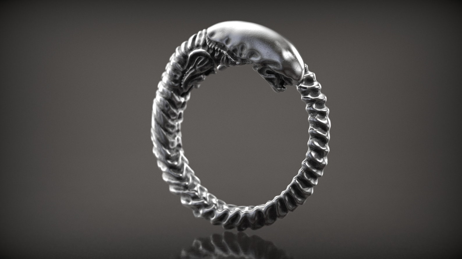 H.R. Giger Inspired Alien Newborn Ring Chestburster - Etsy UK