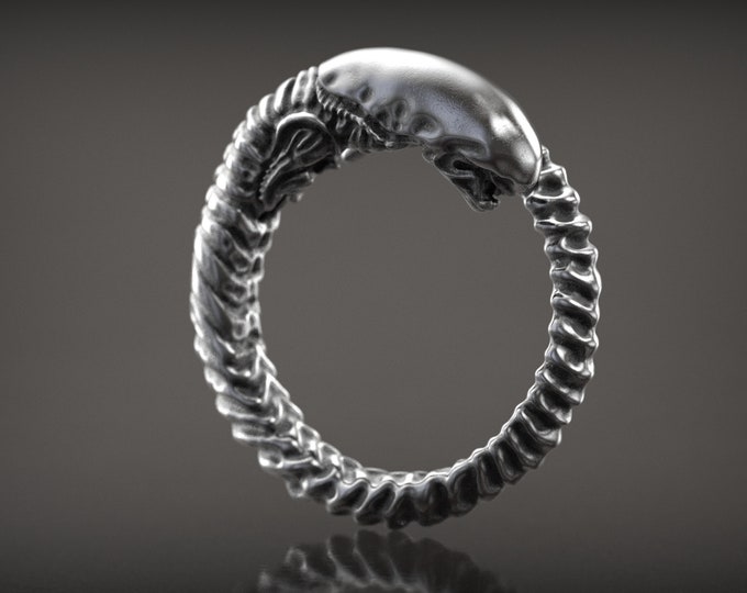MR. Giger Inspired , Alien Newborn Ring , Chestburster, Prometheus ...