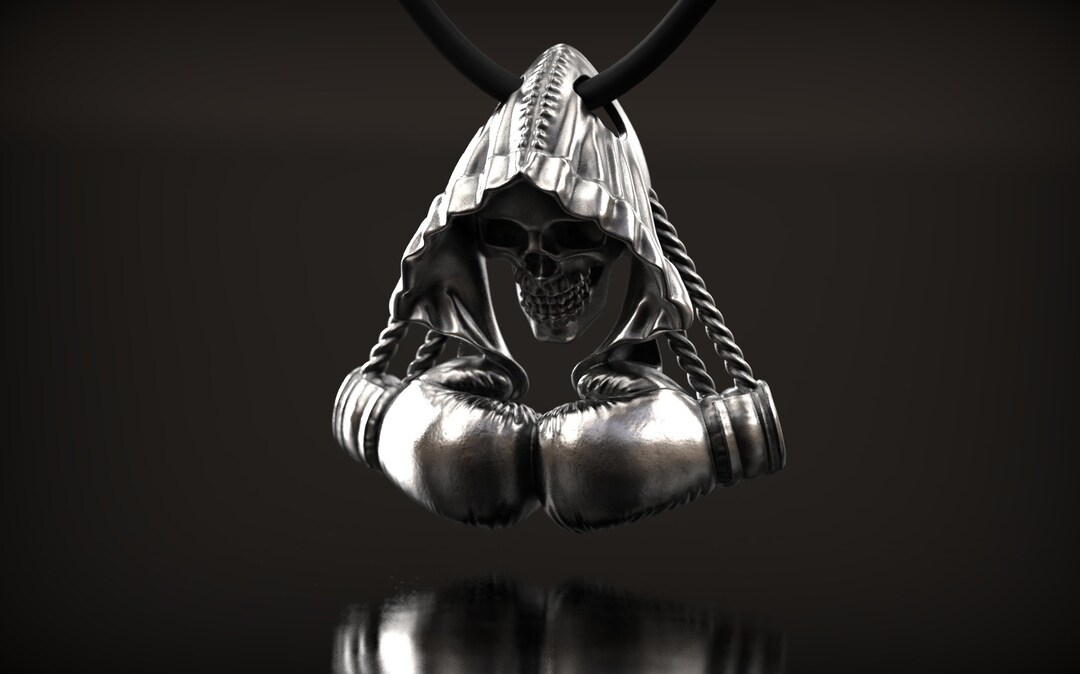 Boxing Pendant, Boxing Glove Pendant, Silver Boxing Charm, Silver ...