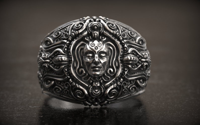 H.R. Giger Inspired Alien Covenant Ring Prometheus | Etsy