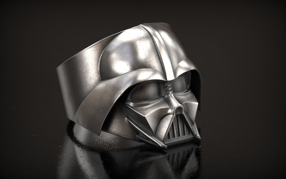 Darth Vader Ring, Star Wars Ring, Star Wars Jewellery, Movie Ring, 3D ...